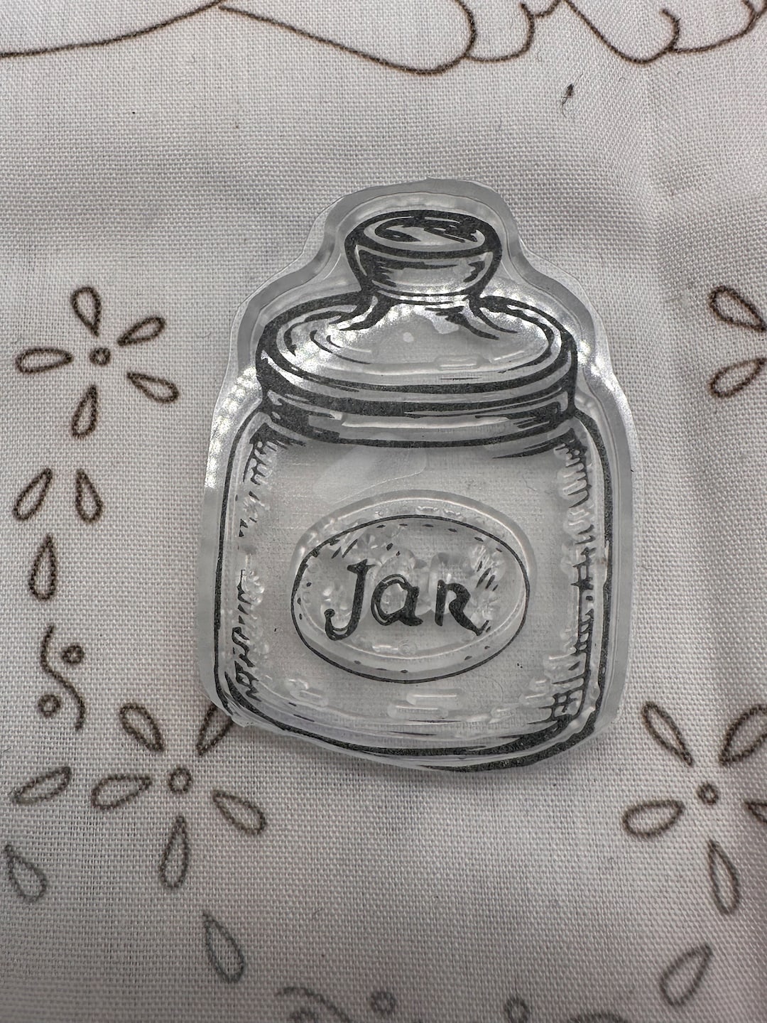 Mason Jar Rubber Stamp, Jar Cling Stamp, Paper Crafts, Diary Stamp ...