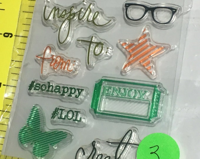 To From Stamp Set, Project Life Stamp Set, Clear Stamps, Scrapbook ...