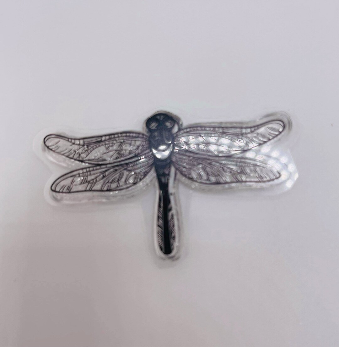 Dragon Fly Stamp, Insect Stamp, Plant Stamp, Planner Stamp, Diary Stamp ...
