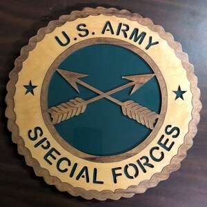 U.S. Army Airborne Special Forces spear & Arrow - Etsy