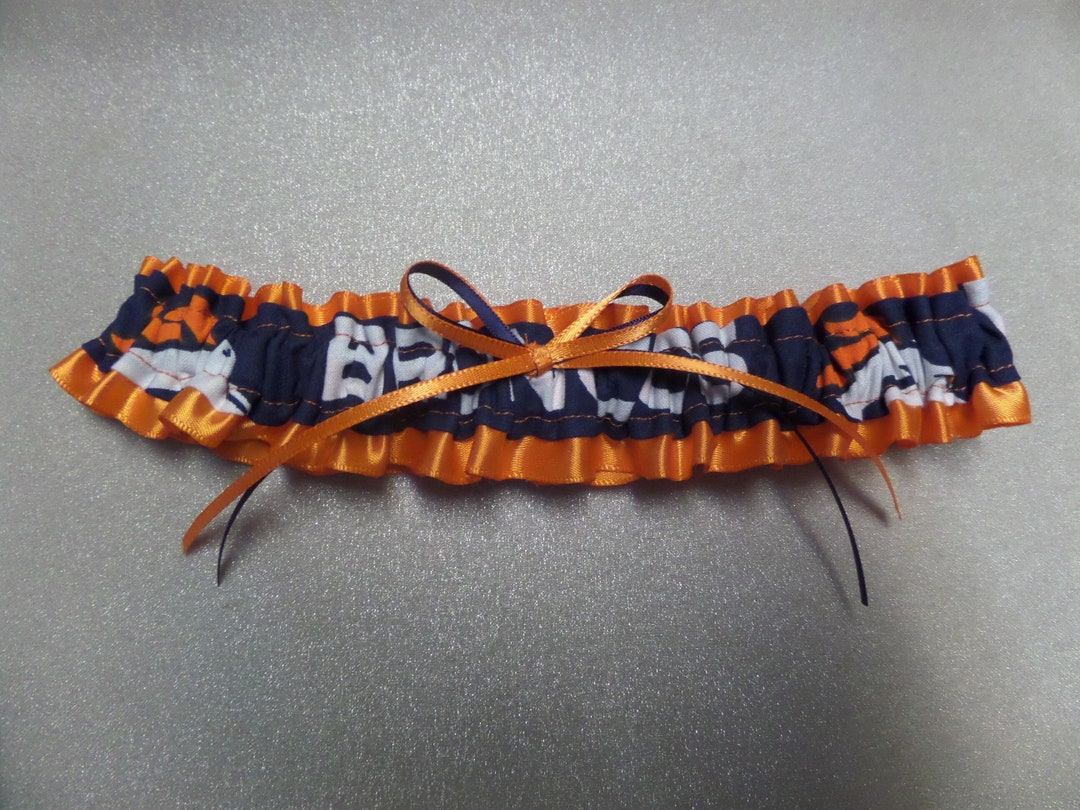 Denver Broncos Football Wedding Toss Prom Keepsake Garter W/ Lace or ...