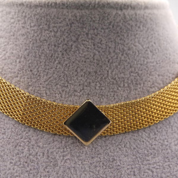 Metal Mesh Necklace - Etsy