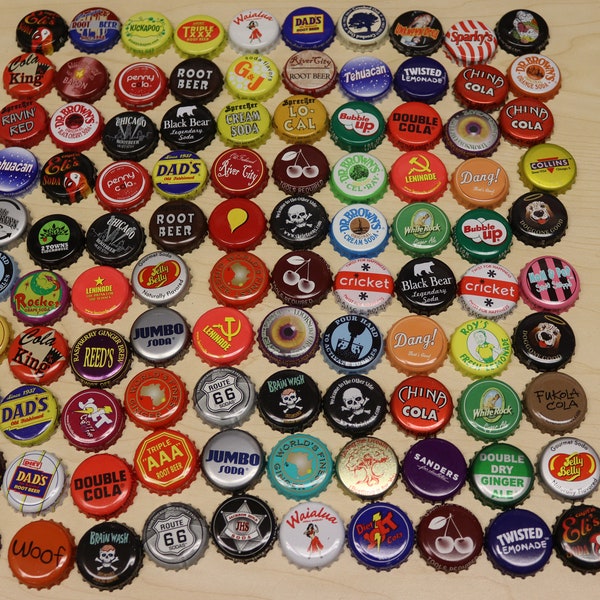 Pop Soda Bottle Caps - Etsy