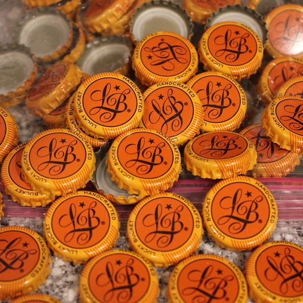 Orange Bottle Caps - Etsy