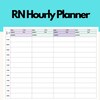 RN Hourly Rounding, Hourly to Do, Time Management, Hourly Planner for ...