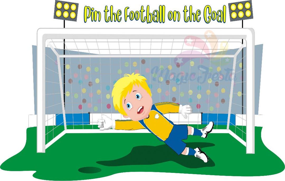Pin the Football Game -15 Players A3 Size - Etsy