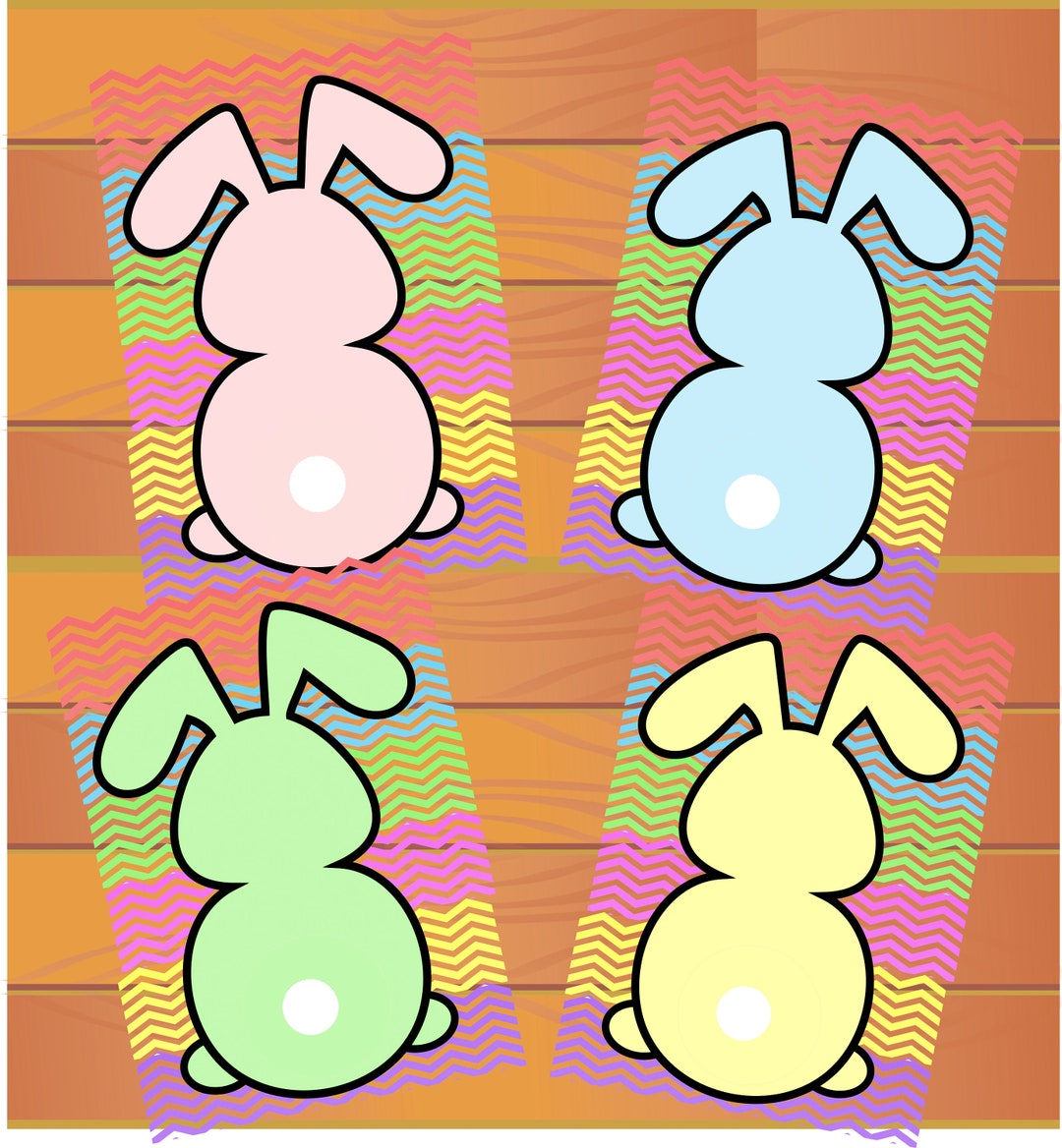 Pin the Tail on the Rabbit/ Bunny Easter Game 15 Players A3 Size - Etsy