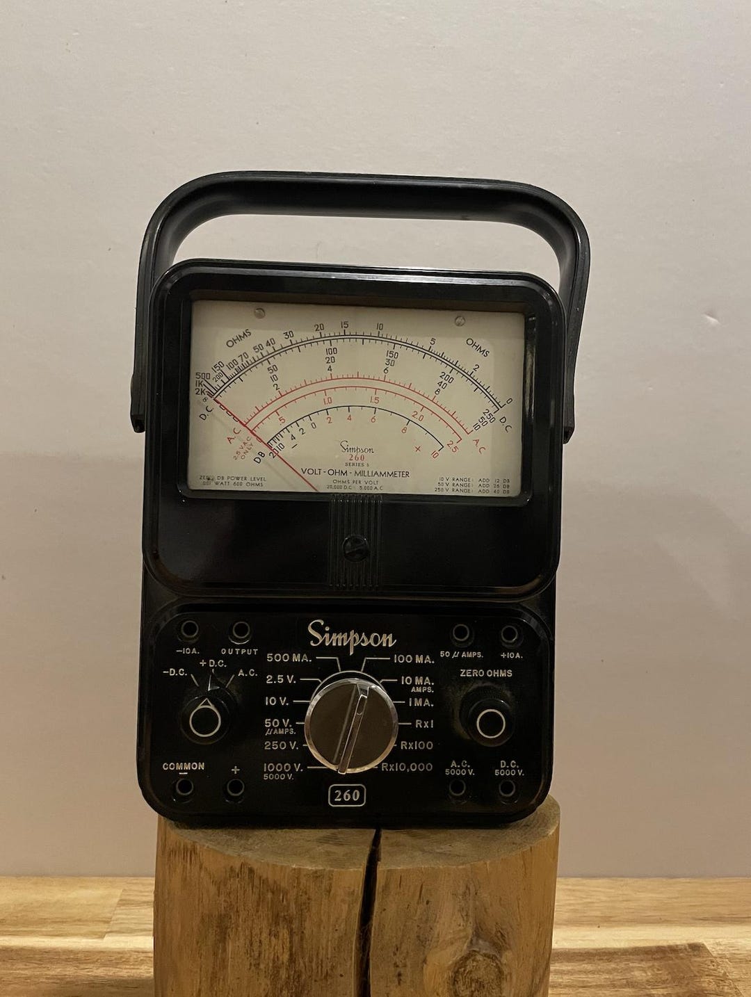 Vintage Simpson 260 Series 5 Voltage Meter, Functional Retro Tester - Etsy