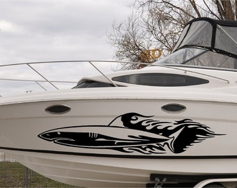 4 X Custom Boat Name Graphicsdecalsvinyl Stickers 2 X Large - Etsy