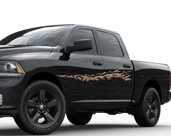 Truck Decal Large Vinyl Graphic for Vehicles Dragon Flame - Etsy
