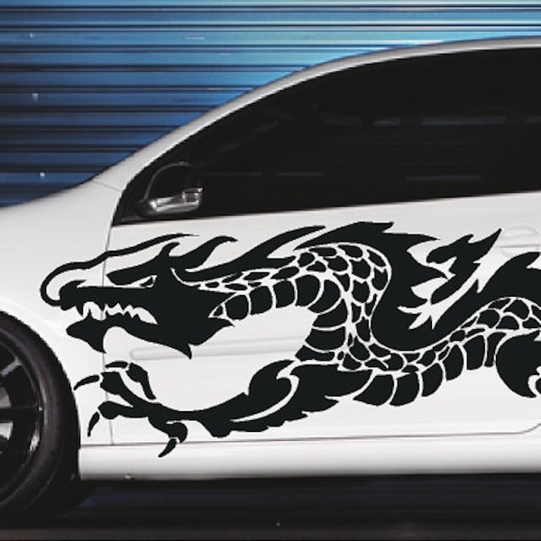 Dragon Car Decal - Etsy