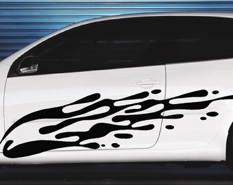 Auto DRIPS SPLASH Vinyl Print Boat Car Truck Graphics Decals Stickers ...