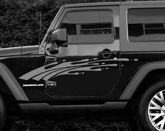Jeep splash decal | Etsy