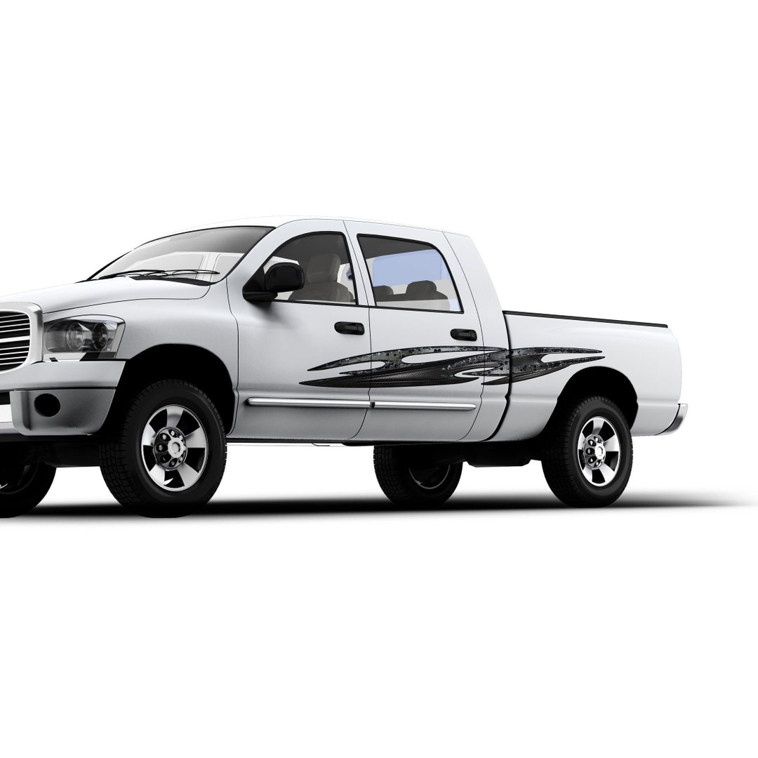 Vinyl Graphic Decals for Trucks, Vehicle Side Graphics, Set of 2 - Etsy