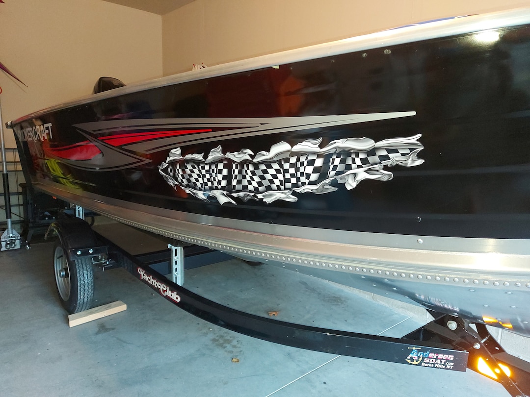 Checkers Tear Vinyl Decals Cars, Trucks & Boats Set of 2 - Etsy