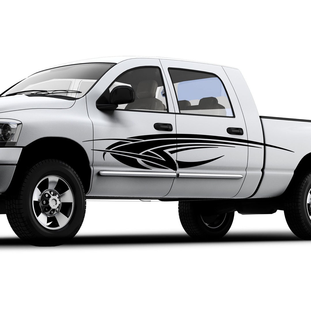 Tribal Comet Car Side Decals, Truck Vinyl Graphics, Set of 2 - Etsy