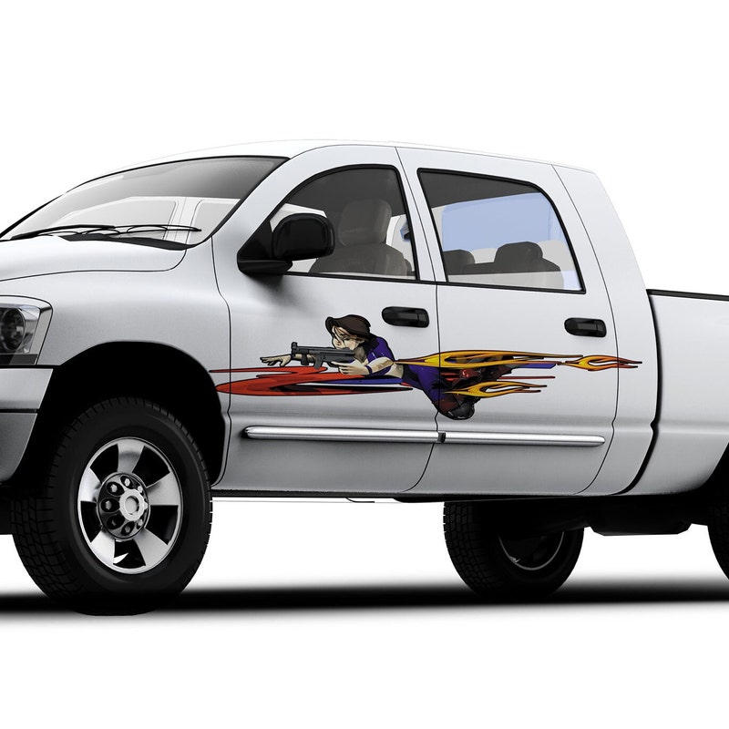 Anime Car Decal - Etsy