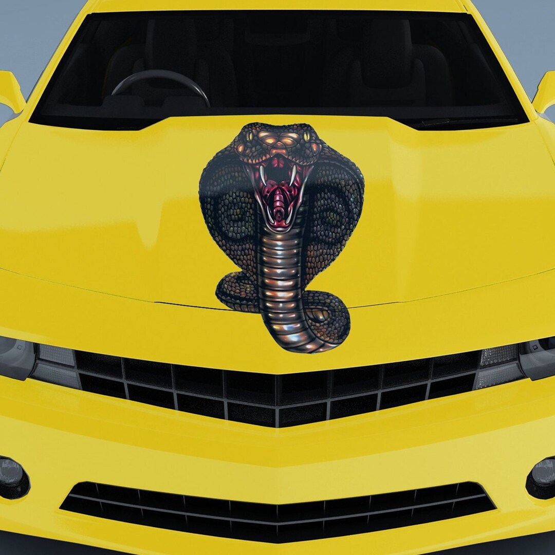Cobra Snake Car Hood Decal: Vinyl Vehicle Graphic - Etsy