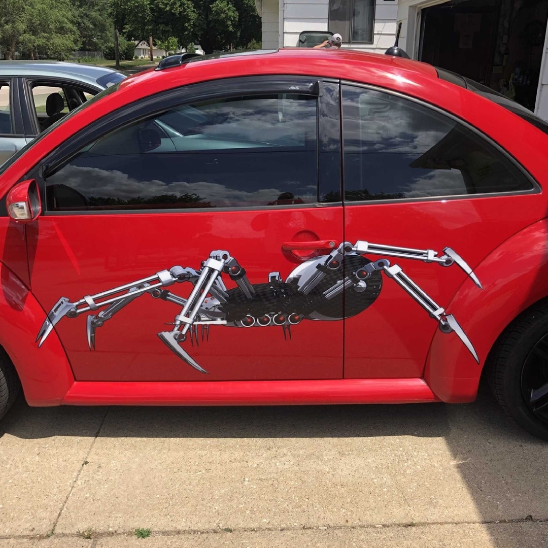 Robot Spider Car Vinyl Decals Set of 2 - Etsy