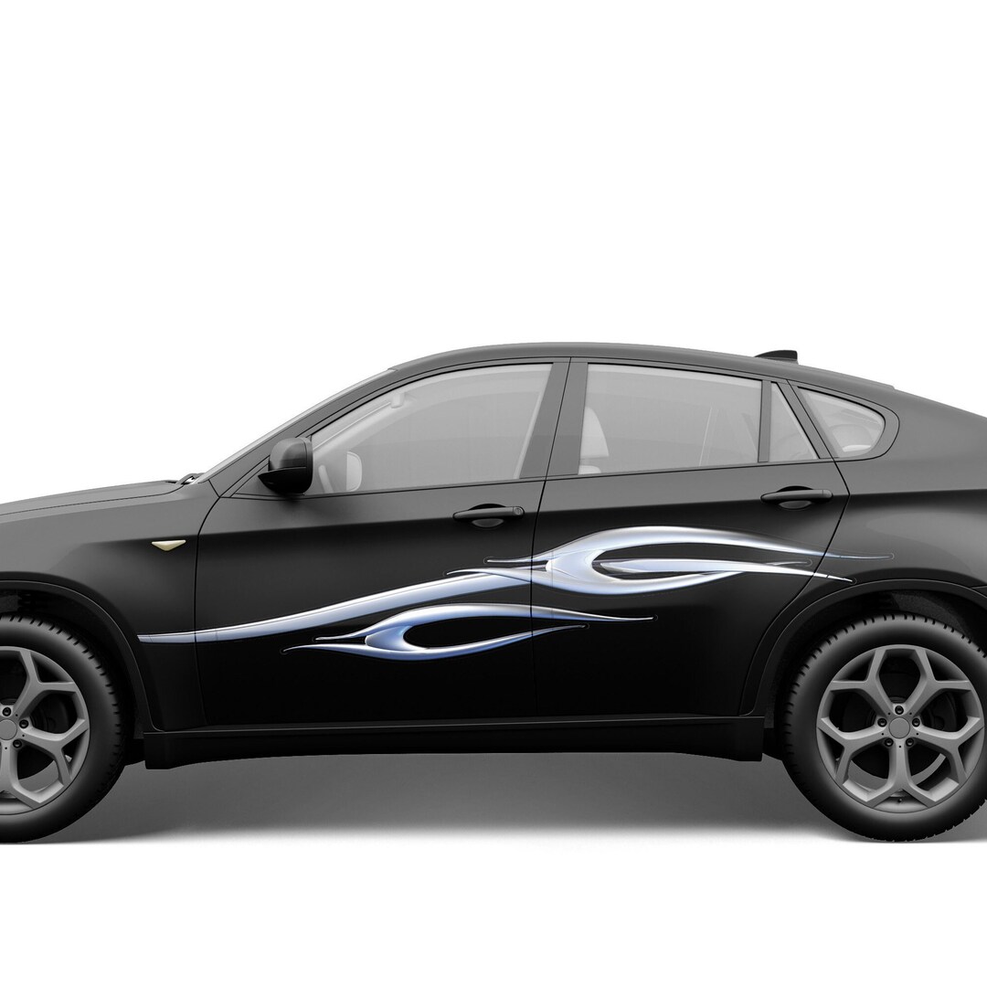 Chrome Spears Truck Side Decals, Large Vehicle Vinyl Graphics, SUV and ...