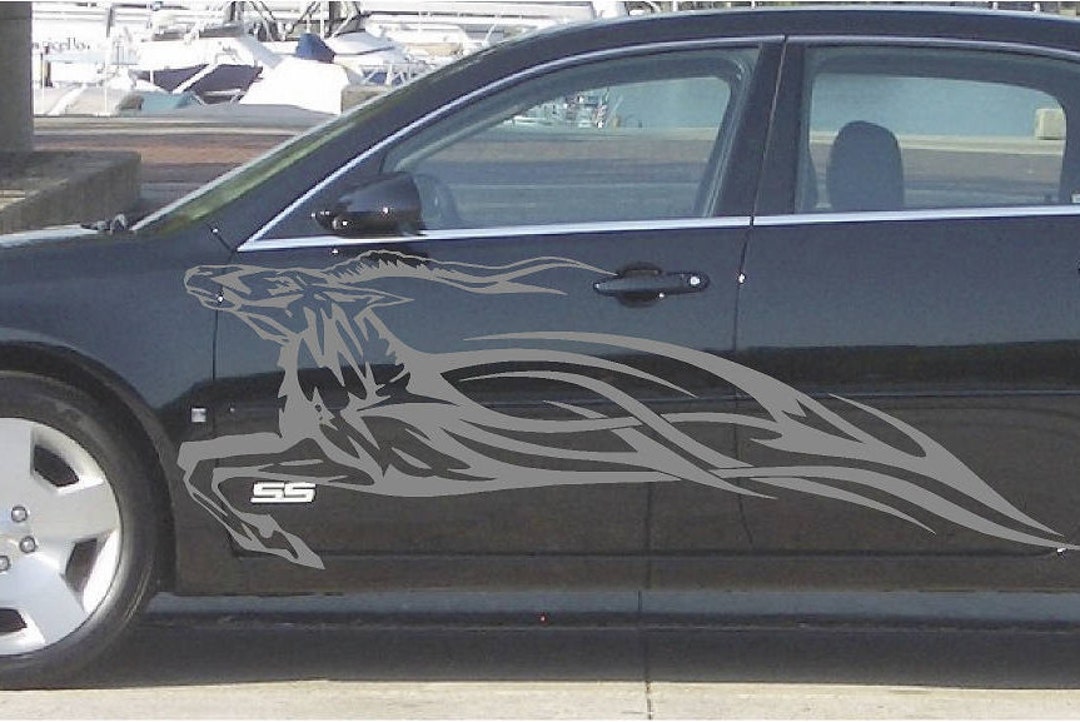 Impala Flames Car Decal, Vinyl Vehicle Decals, Set of 2 - Etsy
