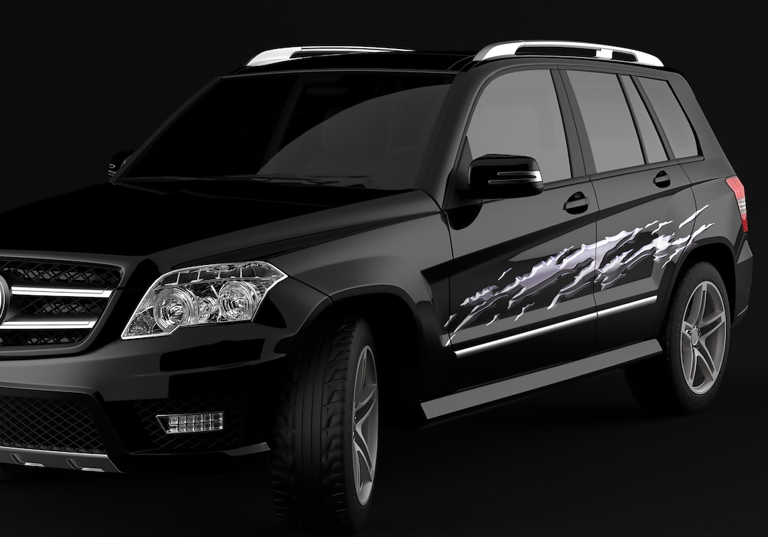 Truck Decals, Car Side Decals, Chrome Mud Splash, Vehicle Graphics, SUV ...