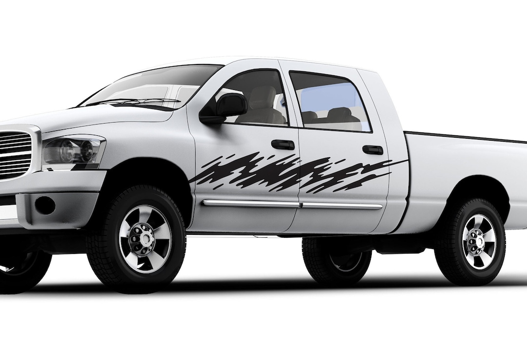 Truck Side Decals, Mud Splash, Vinyl Graphics, Set of 2 - Etsy