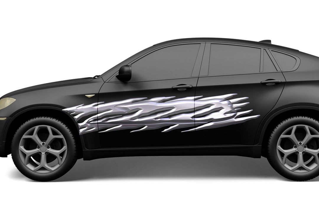 Truck Graphics Vinyl Vehicle Decals Car Side Decals Chrome - Etsy