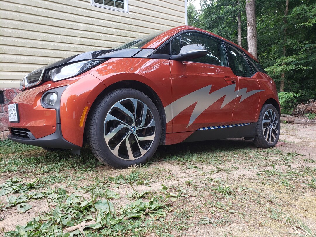 Lightning Bolt Decals for EV Cars Set of 2 - Etsy