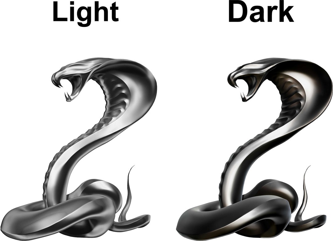 Chrome Cobra Car Decals Set of 2 - Etsy