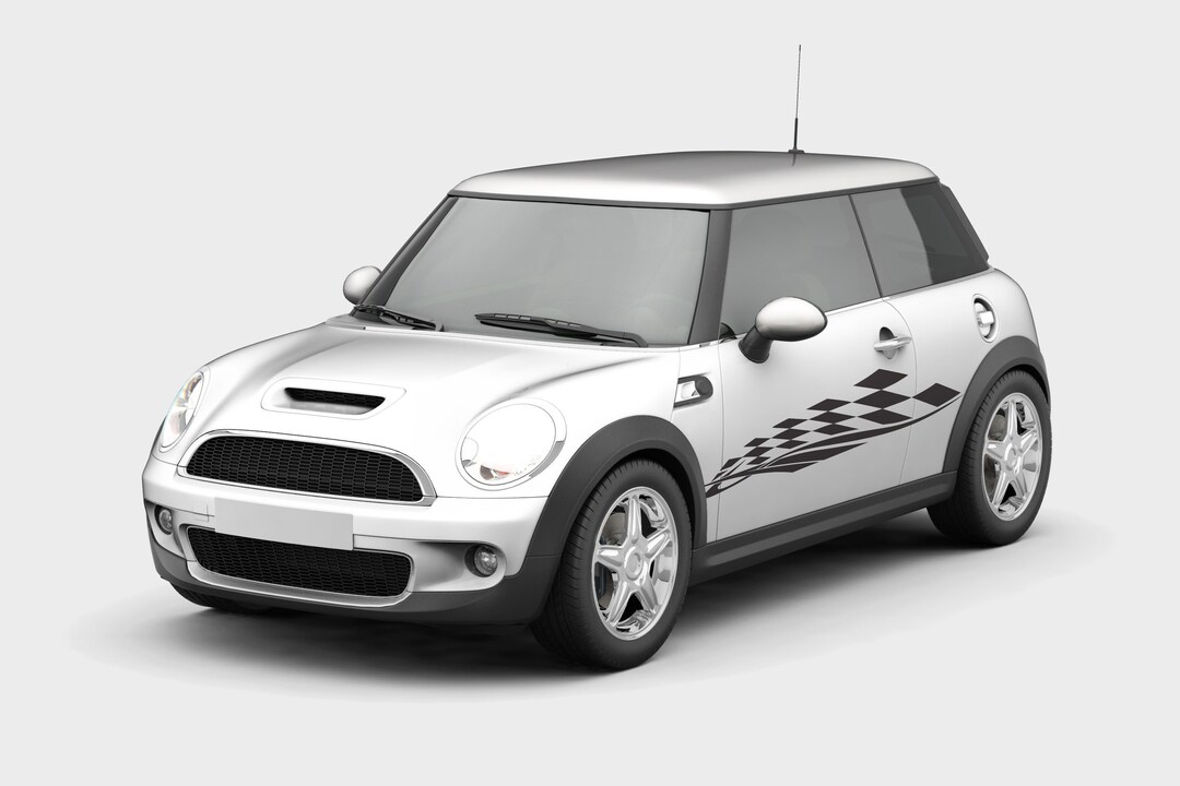 Checkered Flag Car Decals, Vinyl Graphics for Trucks, Car Racing ...