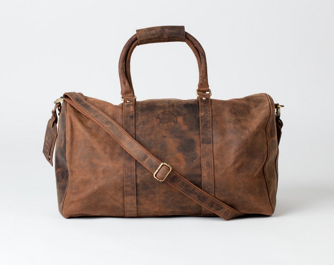 LEATHER HOLDALL / Weekend Bag / Weekender / Overnight Bag - Etsy