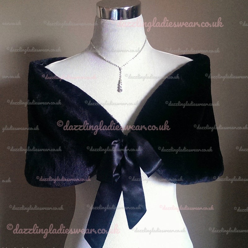 Faux Fur Stole - Etsy