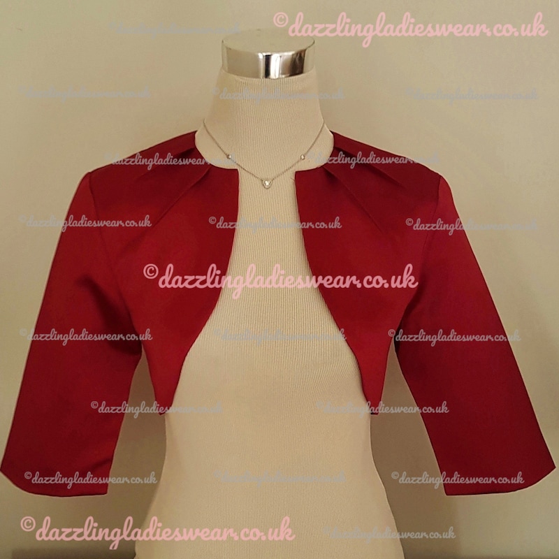 Red Bolero Jacket - Etsy