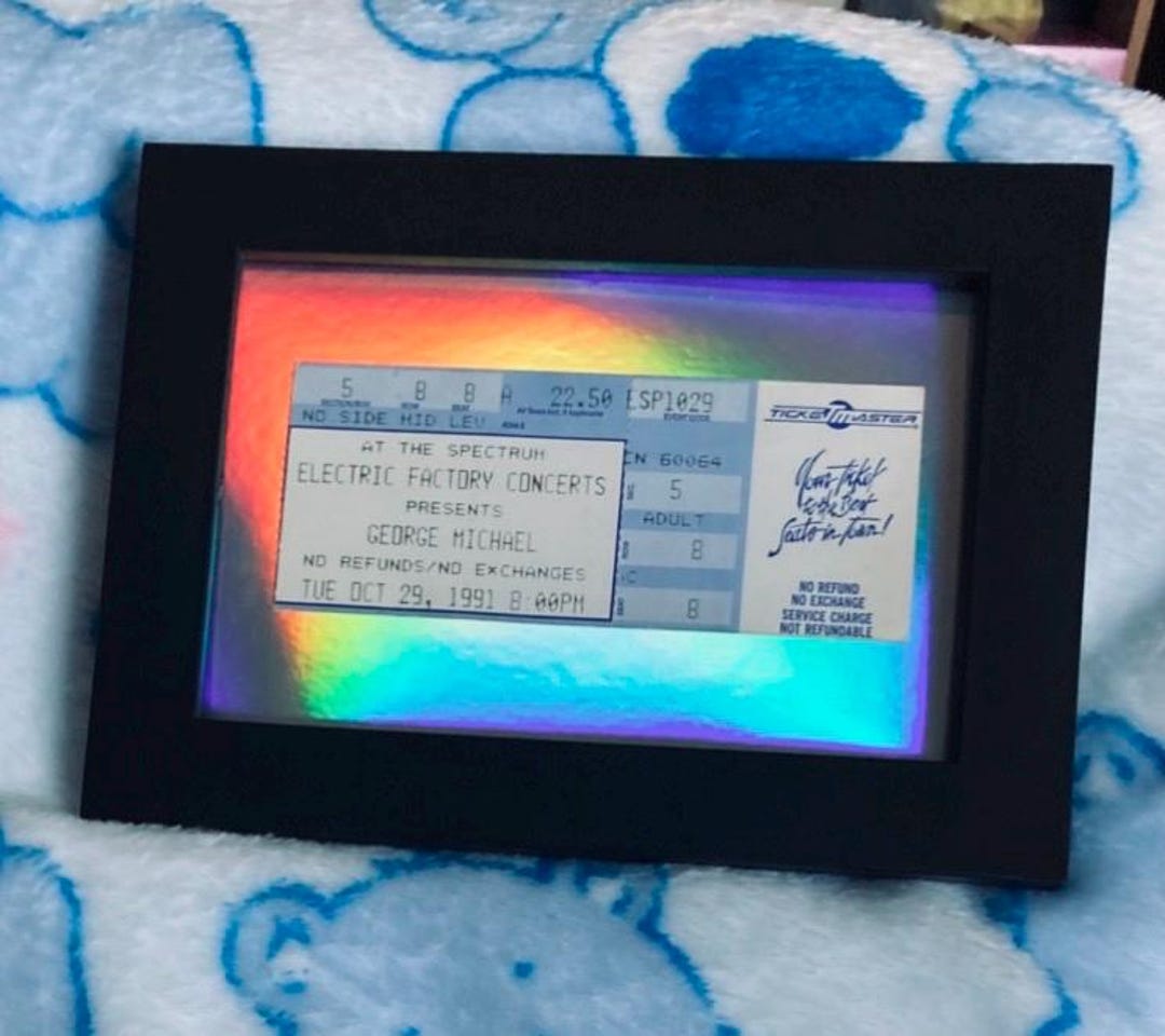George Michael 1991 Vintage Ticket Stub ~ at the Spectrum in Philly, PA ...