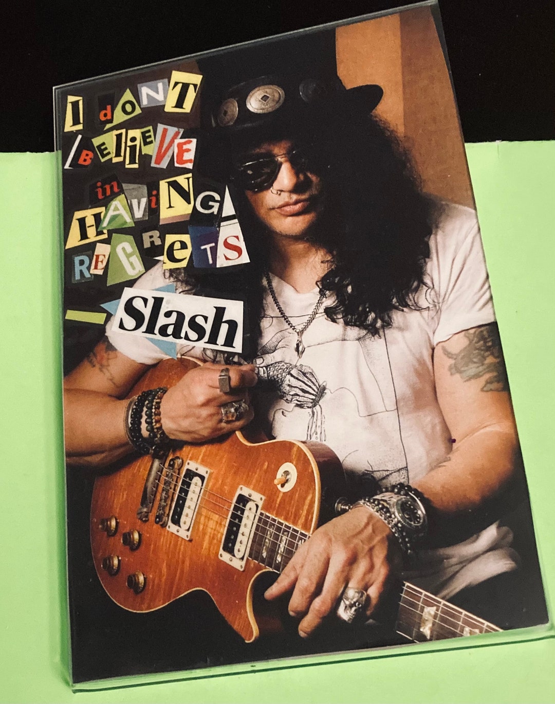 Slash Quote Magnet Collage Style 4 X 6 Legend 80s - Etsy