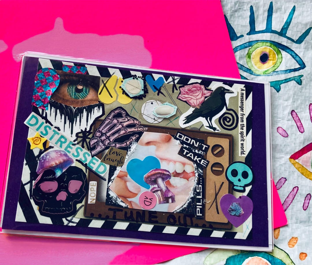 Surreal Collage Art Magnet~ Psychedelics Over Pharmaceuticals ...