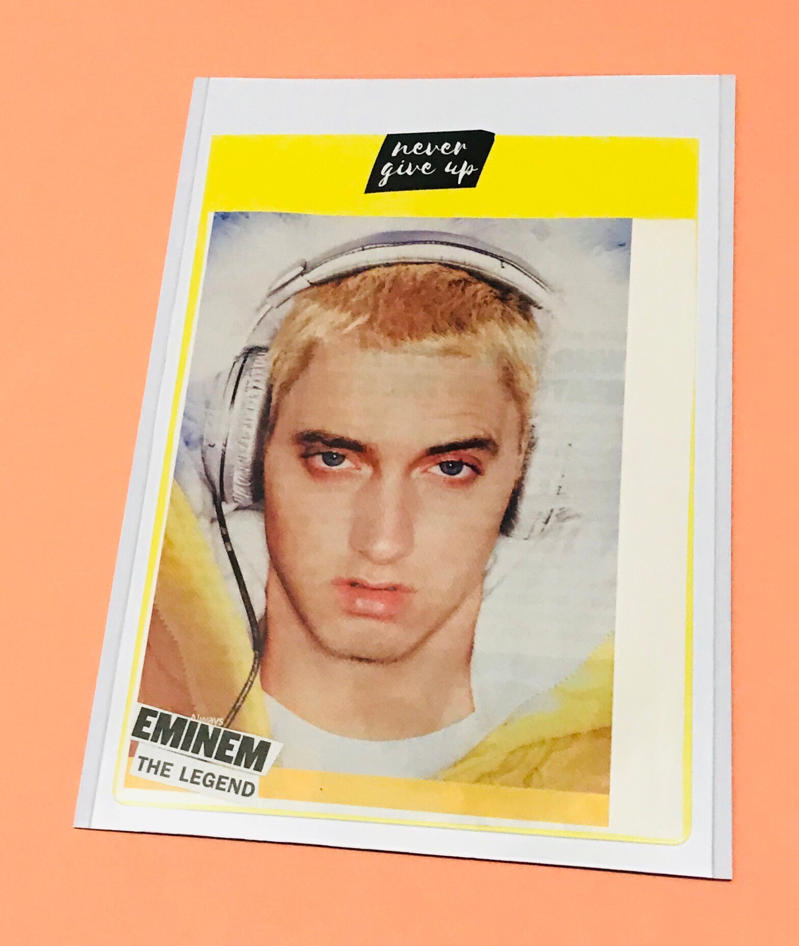 Memorabilia Eminem 4 x 6 neon magnet ~ collage style ~ iconic photo ...