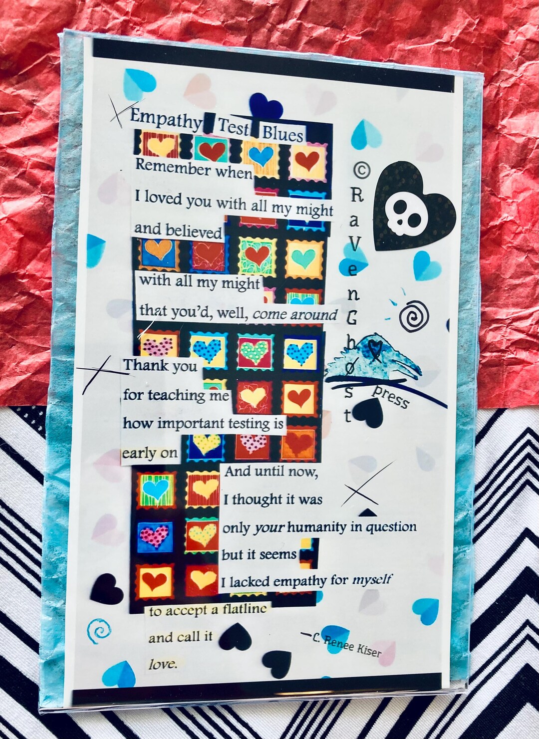 Punk Poetry Magnet ~ Empathy Test Blues by C. Renee Kiser ~ Small Press ...