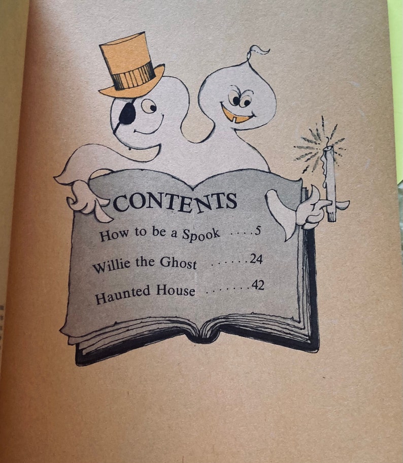 Vintage Scholastic Book 1969 Spooky Tricks Excellent Childrens Book ...