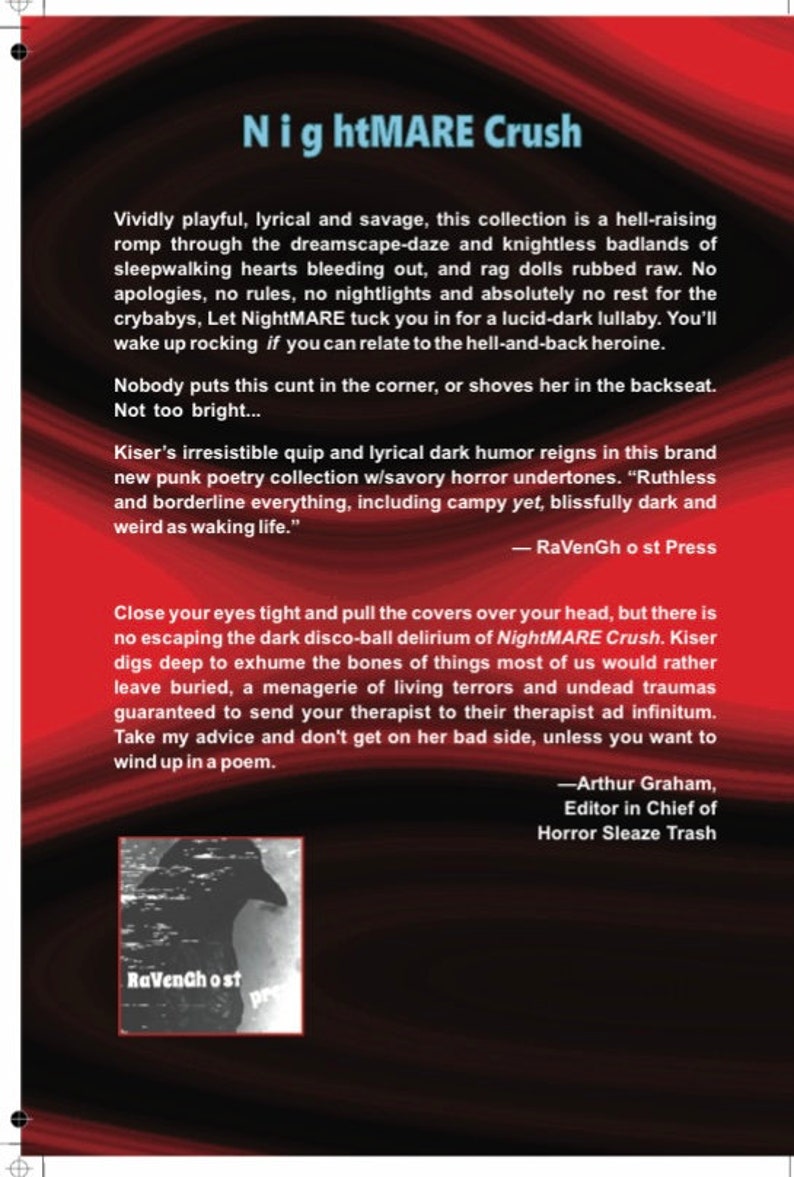 Nightmare Crush A Punk Poetry Collection Digital Version Ravenghost ...