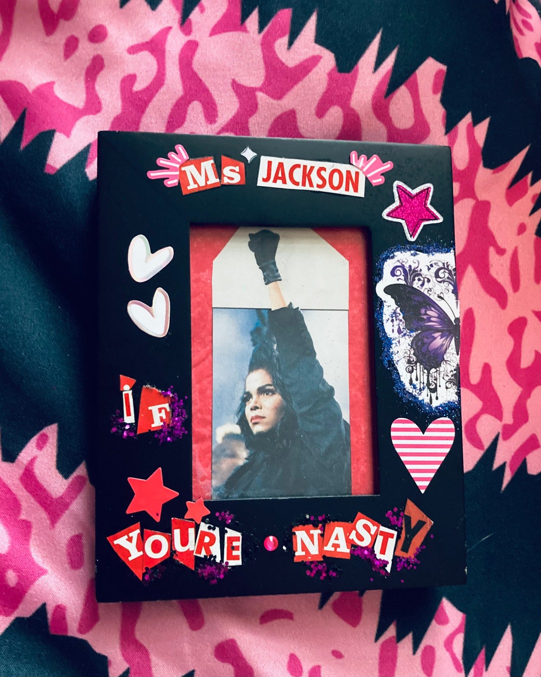 Janet Tribute Collage Frame W/ Vintage Clipping Strong Role Models 80s ...