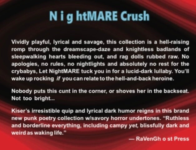 Nightmare Crush A Punk Poetry Collection Digital Version Ravenghost ...