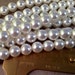 SNOW DAY 8mm Round Pearl Coat Beads - Snow Czech Glass Pearls - Snow ...