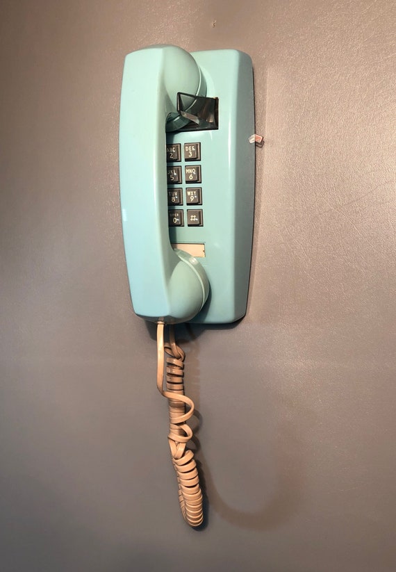 Electronics & Accessories Vintage 1985 BROWN ITT 2554 Button Wall Phone ...