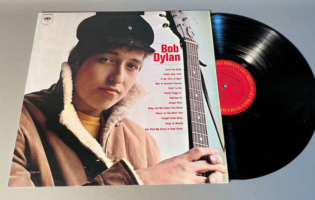 Bob Dylan Album Rare Error on Cover & Label Self Titled Excellent ...