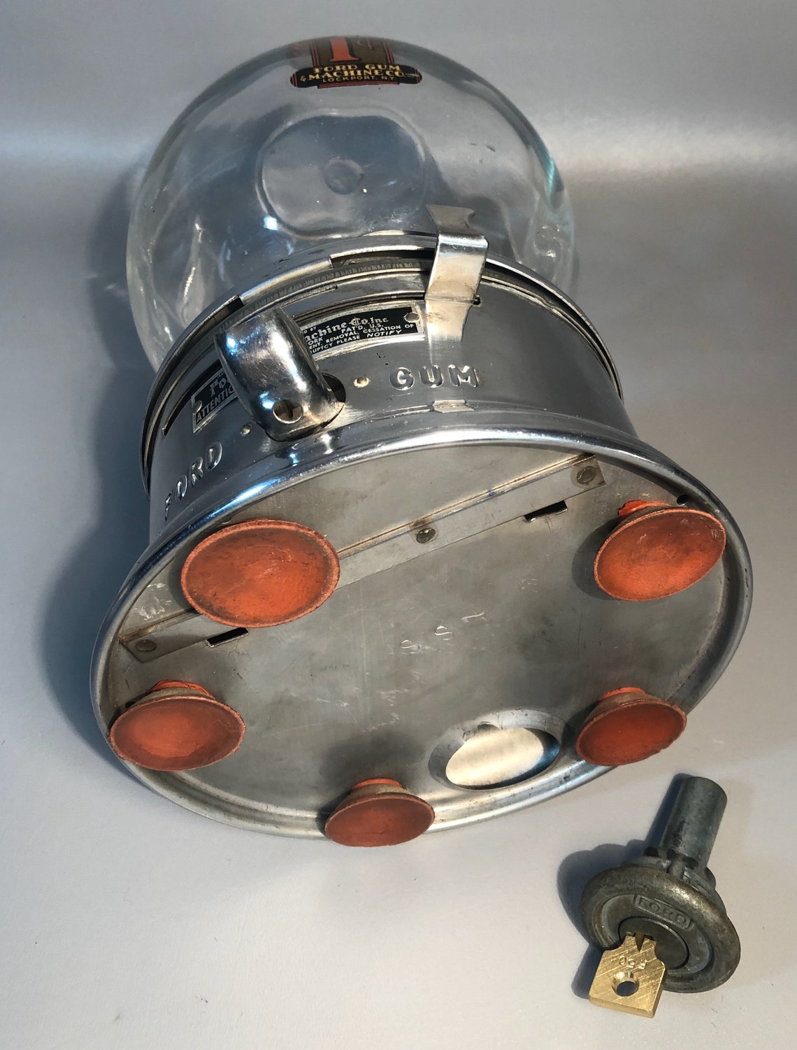 Vintage 1c Gumball Machine C1950 Ford Vending Old Fashion | Etsy