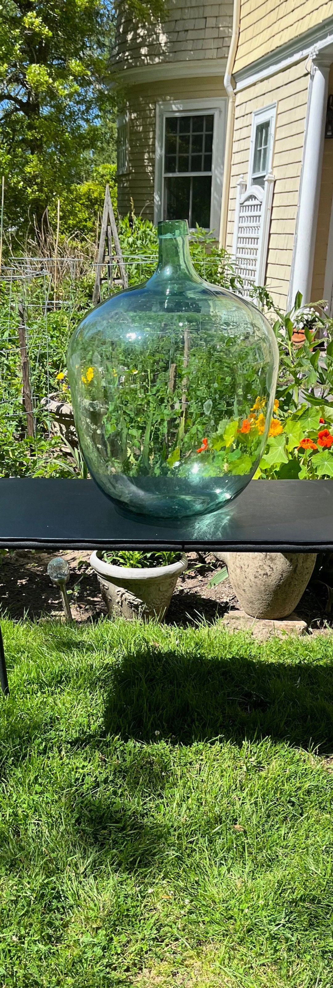 60 Liter (16 Gallon) Bottle Large Carboy Demijohn C1900 Seafoam Green ...