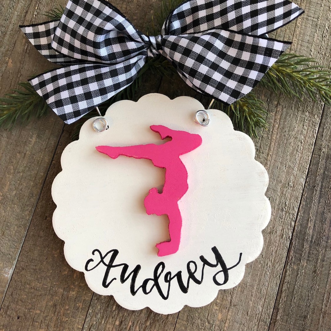 Gymnastics Ornament / Personalized Gymnast Ornament - Etsy