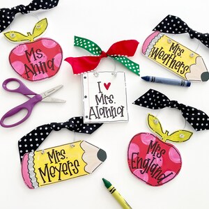 Personalized Teacher Notebook Ornament - Etsy